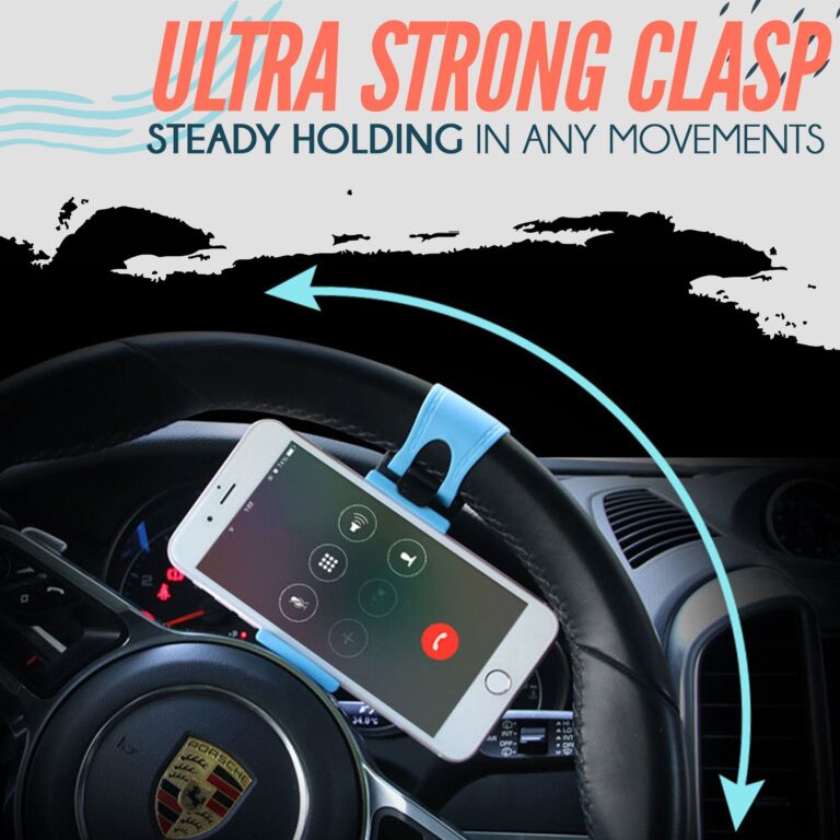 Skid Proof Steering Wheel Phone Mount – dinoinbox