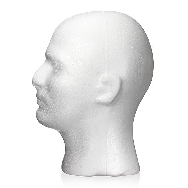 Male Styrofoam Foam Mannequin Stand Model Display Head – usadino
