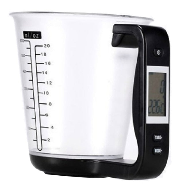 Kitchen Scales with LCD Display Digital Beaker Electronic Tool Hostwei ...