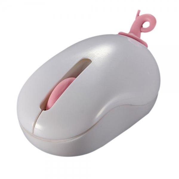 Mini Cute 2.4GHz Wireless Optical Mouse with Pig Tail for PC Laptop Wh ...