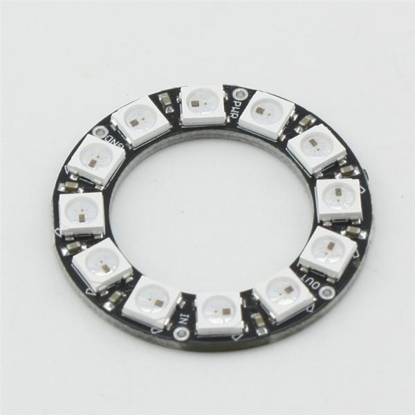 12 x WS2812 5050 RGB LED Ring Light with Integrated Drivers – usadino