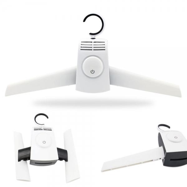 Portable Folding Heated Clothes Dryer Smart Hanger White & Black ...