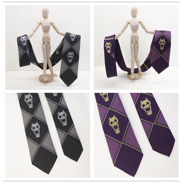 Purple JoJo Bizarre Adventure KILLER QUEEN Kira Yoshikage Skull Neck T ...