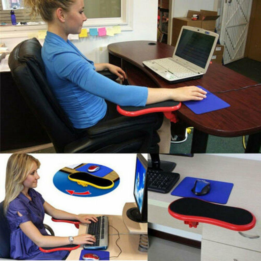 Rotating Computer Arm Rest Pad Ergonomic Adjustable PC Wrist Rest Ext ...