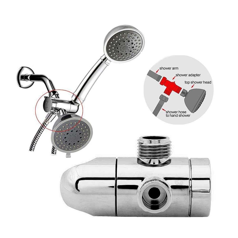 Shower Rod Joint Socket Shower Connector Tee Water Wall Seat Shower F ...