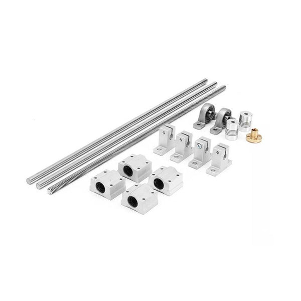 Sliding Rail Set 15pcs 400mm Optical Axis Guide Bearing Housings Line ...