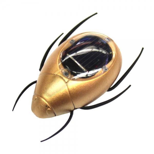 Solar Powered Scarab Toy Black & Golden – usadino