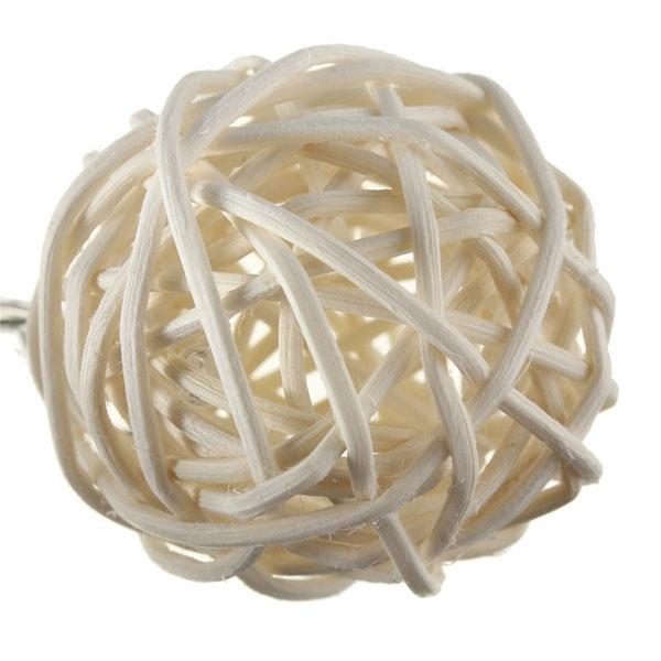 20 LED String Lamp Fairy Lights Thailand Rattan Wedding Ball Colorful ...