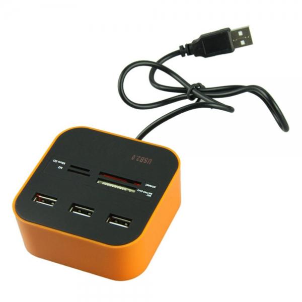 USB-Hub-2.0-480Mbps-USB-Combo-Card-Reader-All-In-One-Multi-USB-Splitter ...