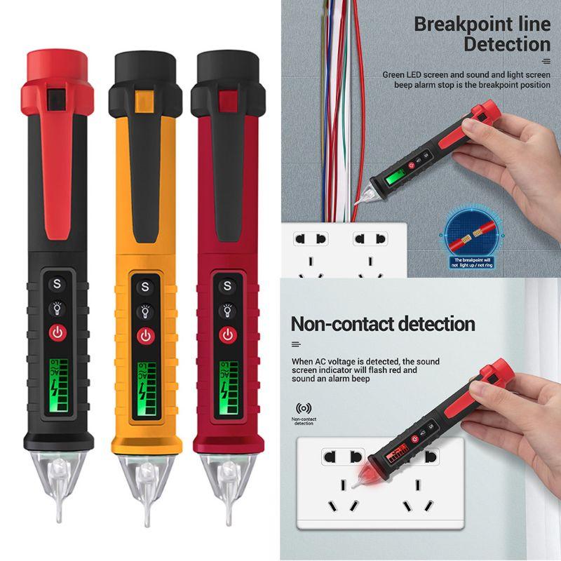 VC1010 Digital Voltage Detectors 12-1000V AC/DC Non-Contact Pen Teste ...