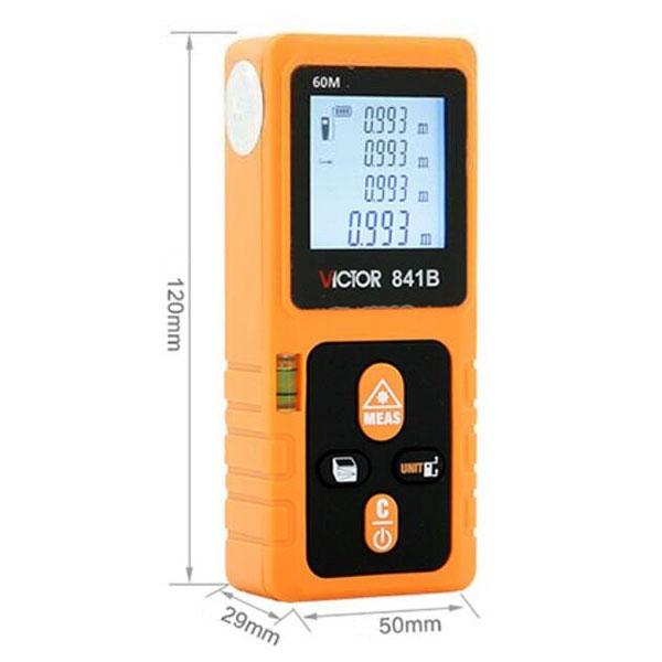 VICTOR 841B 60m Digital Laser Distance Meter Rangefinder Area Volume P ...