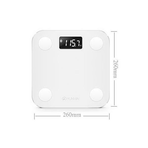 YUNMAI Mini Smart Weighing Scale Digital Body Fat Electronic scale ...