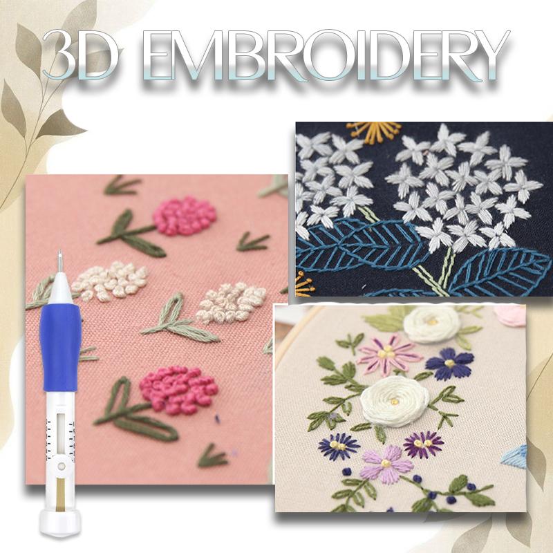 Easy Embroidery Punch Pen Set – dinoinbox